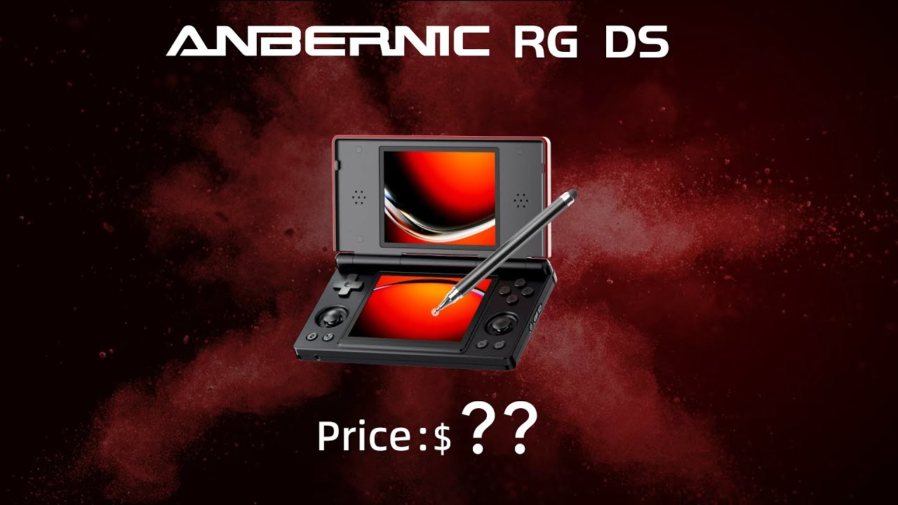 🔥ANBERNIC’s First Dual-Screen Handheld Console — RG DS Debut!